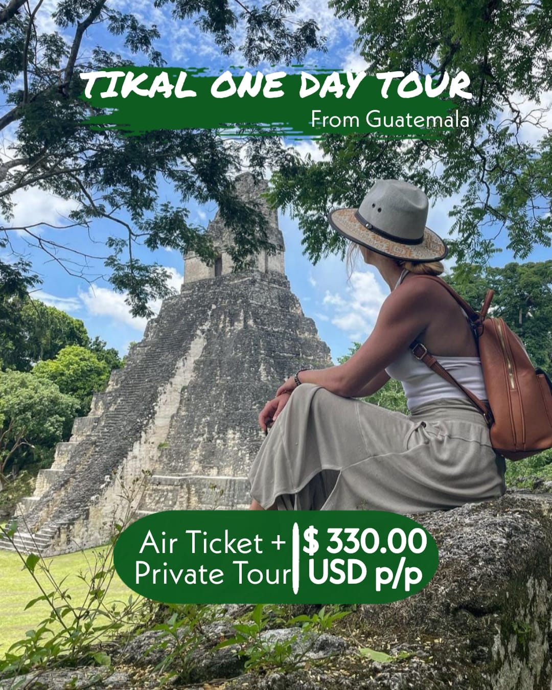 Desde Ciudad de Guatemala – Tikal Expedition